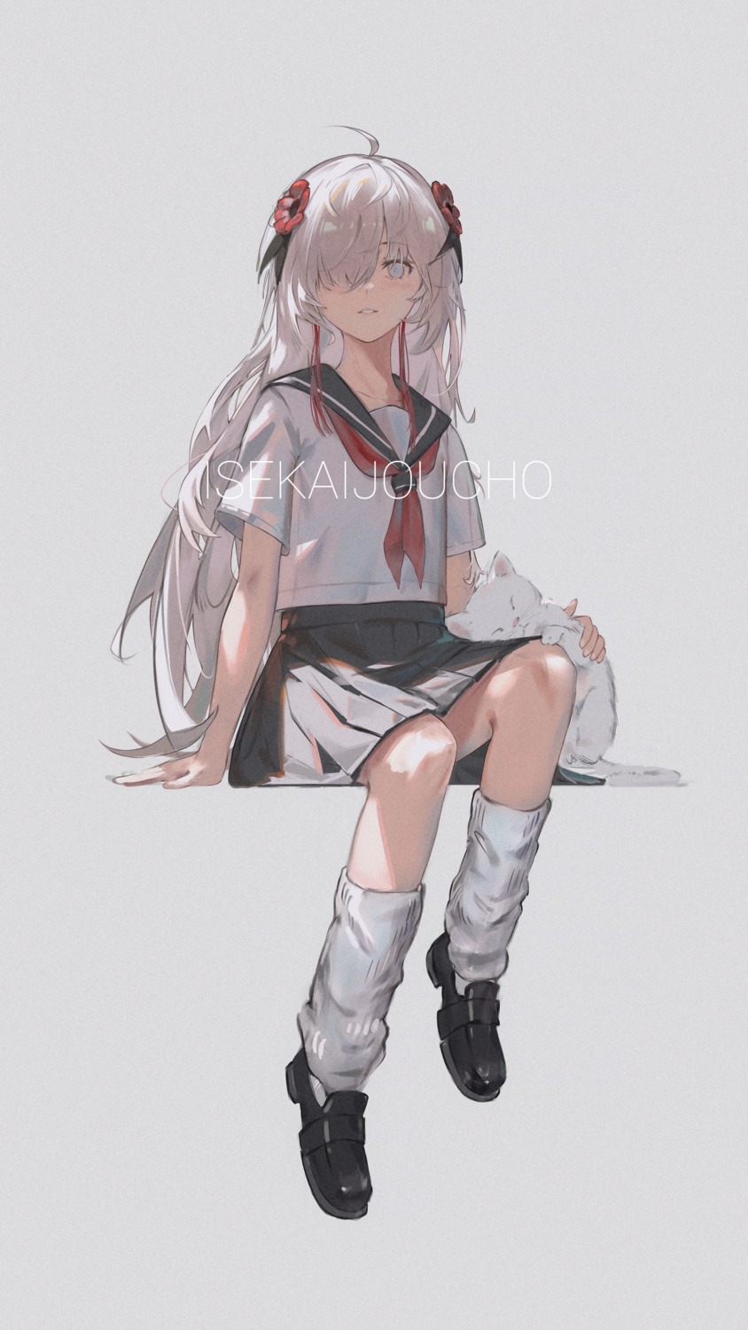 suzukasuraimu kamitsubaki studio isekai joucho neko seifuku | #1156655 | yande.re